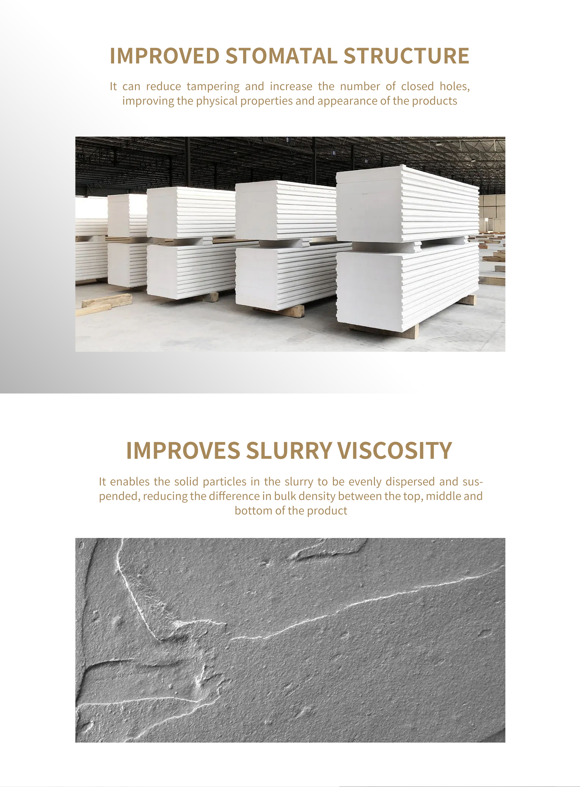 Special admixture for aerated concrete ( Foam stabilizer ) - HSCJ